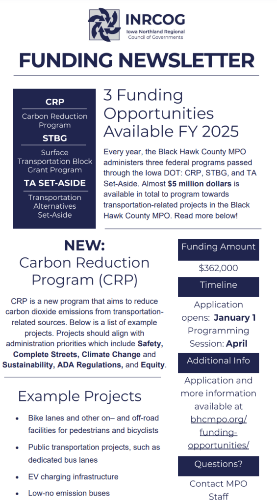 Black Hawk County MPO – Developing Strong Local Government Through ...